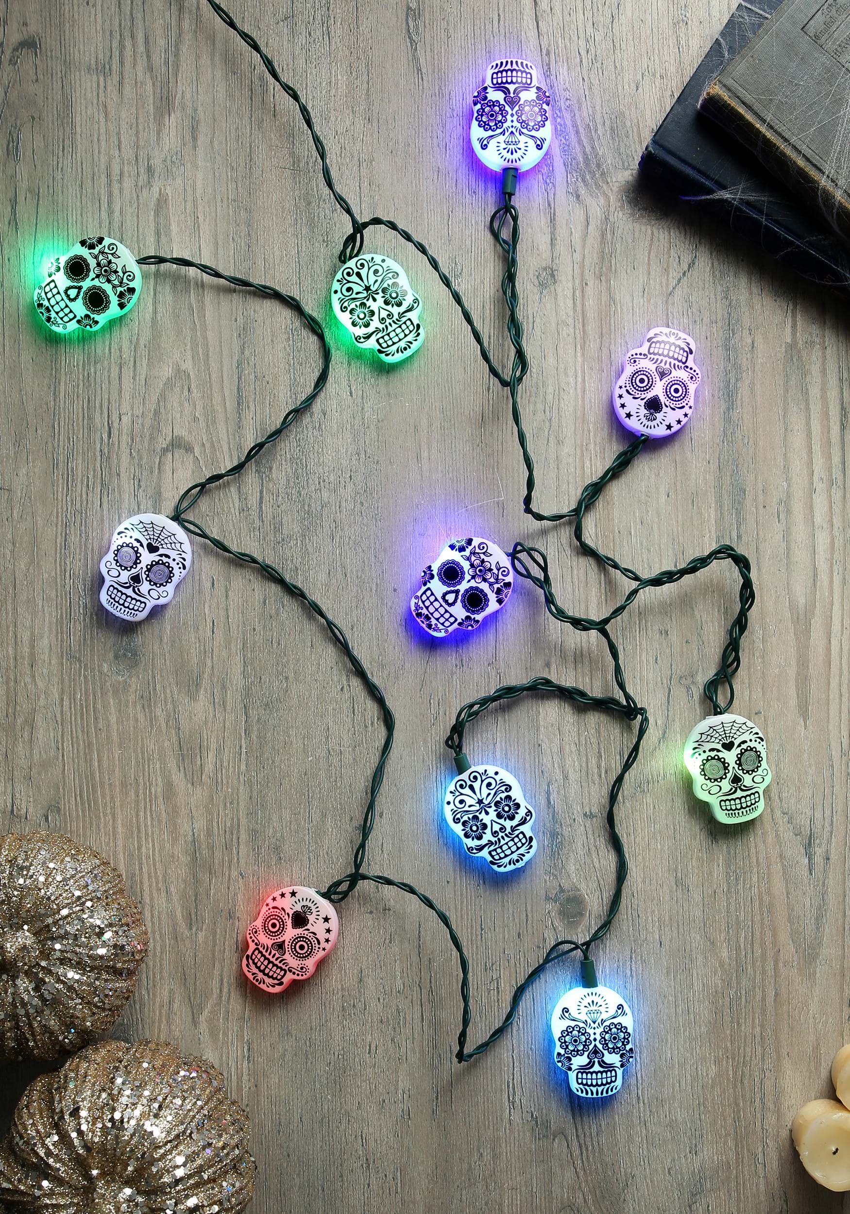 Sugar Skull Light Set Decoration