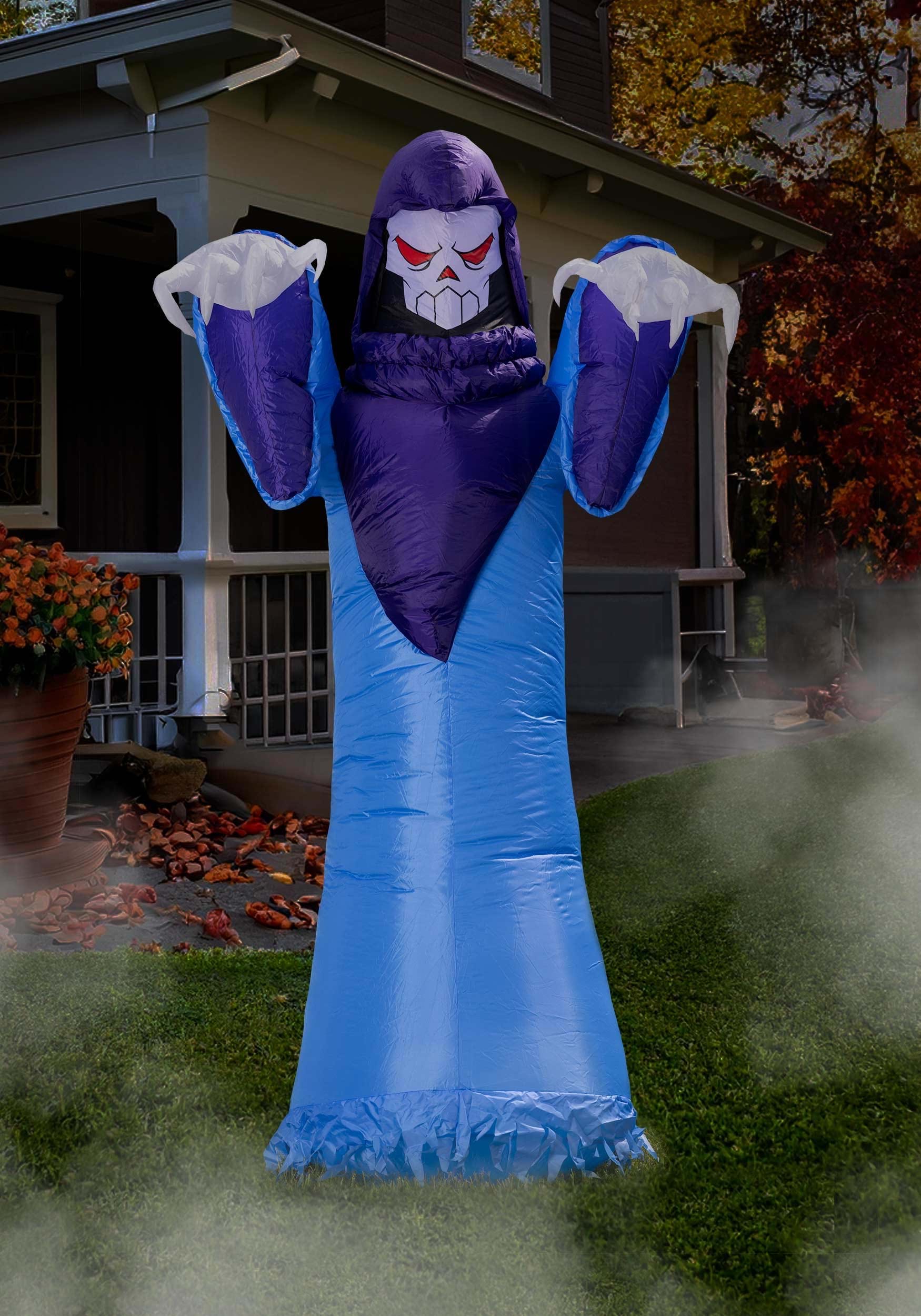Inflatable 8 Foot Spooky Warlock Halloween Prop | Halloween Inflatables