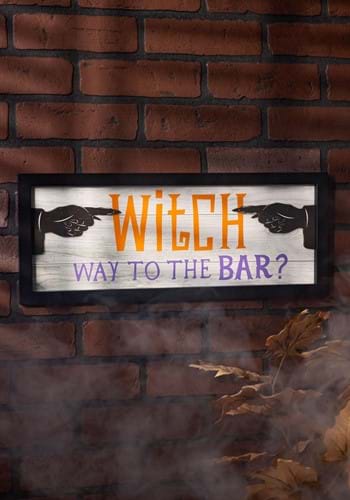 Witch Bar Wooden Sign