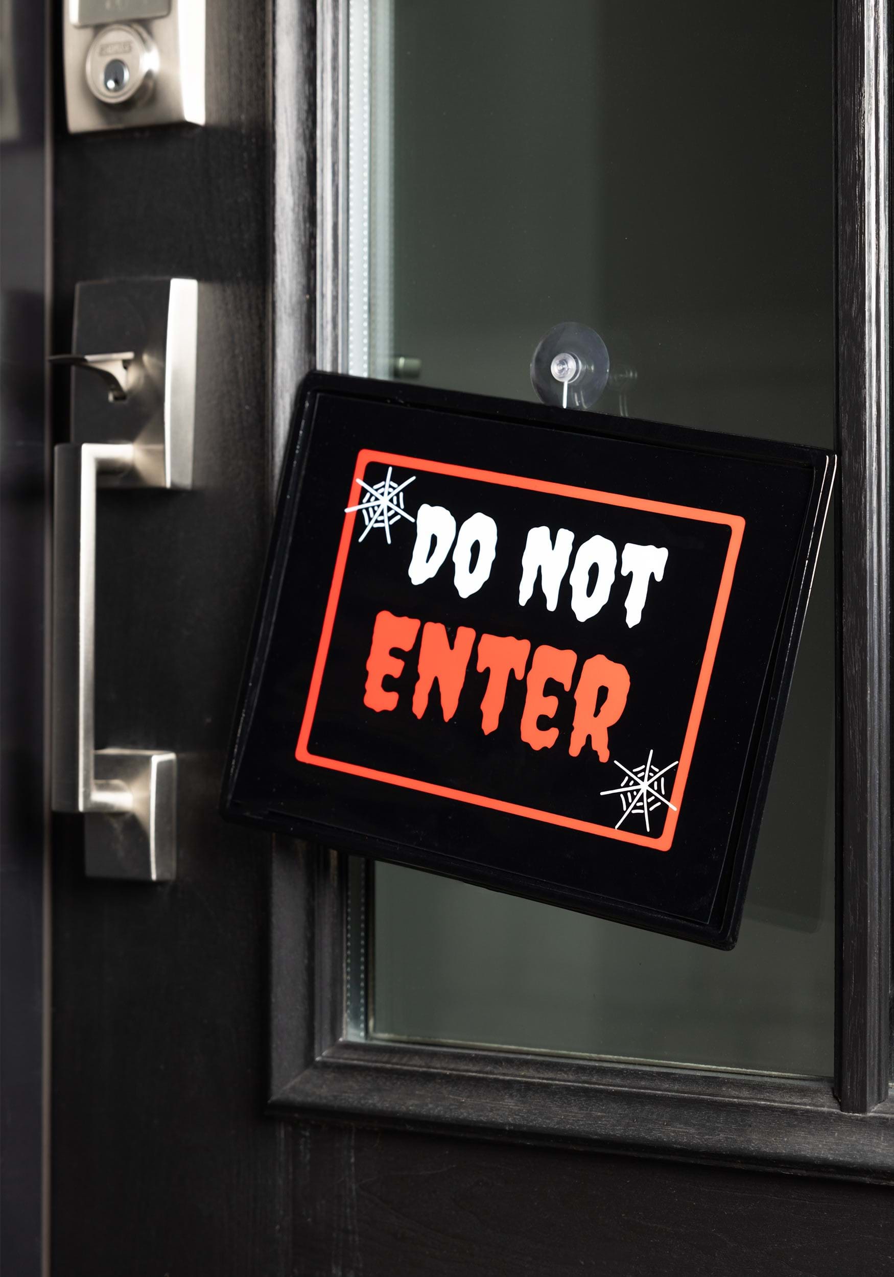 11" Neon Light Do Not Enter Sign | Halloween Signs