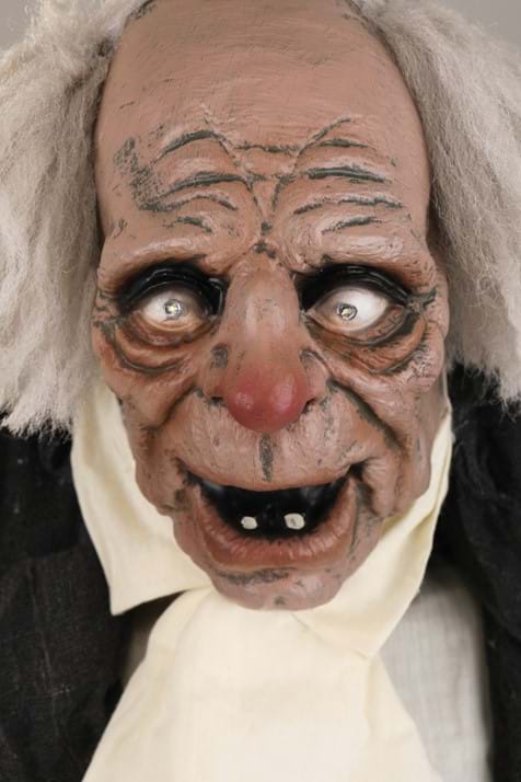 5FT Old Man Butler Greeting Animatronic Prop Decoration | Halloween ...