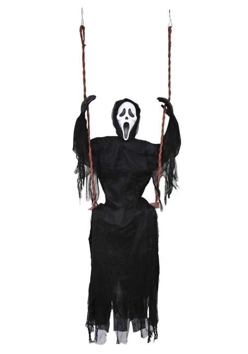 5FT Ghost Face On Swing Halloween Prop | Exclusive Décor